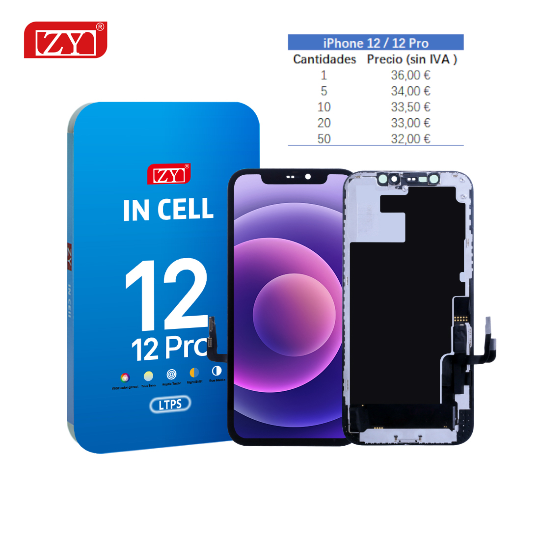 Pantalla compatible iPhone